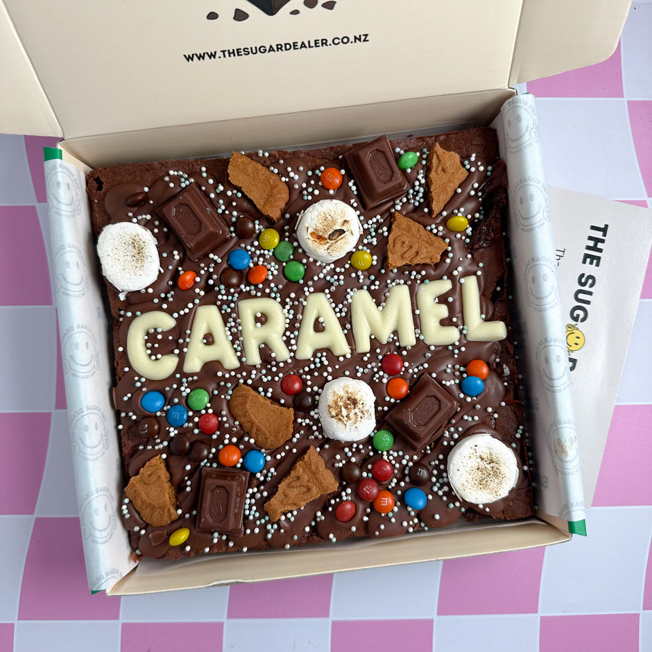 custom message brownies – THE SUGAR DEALER